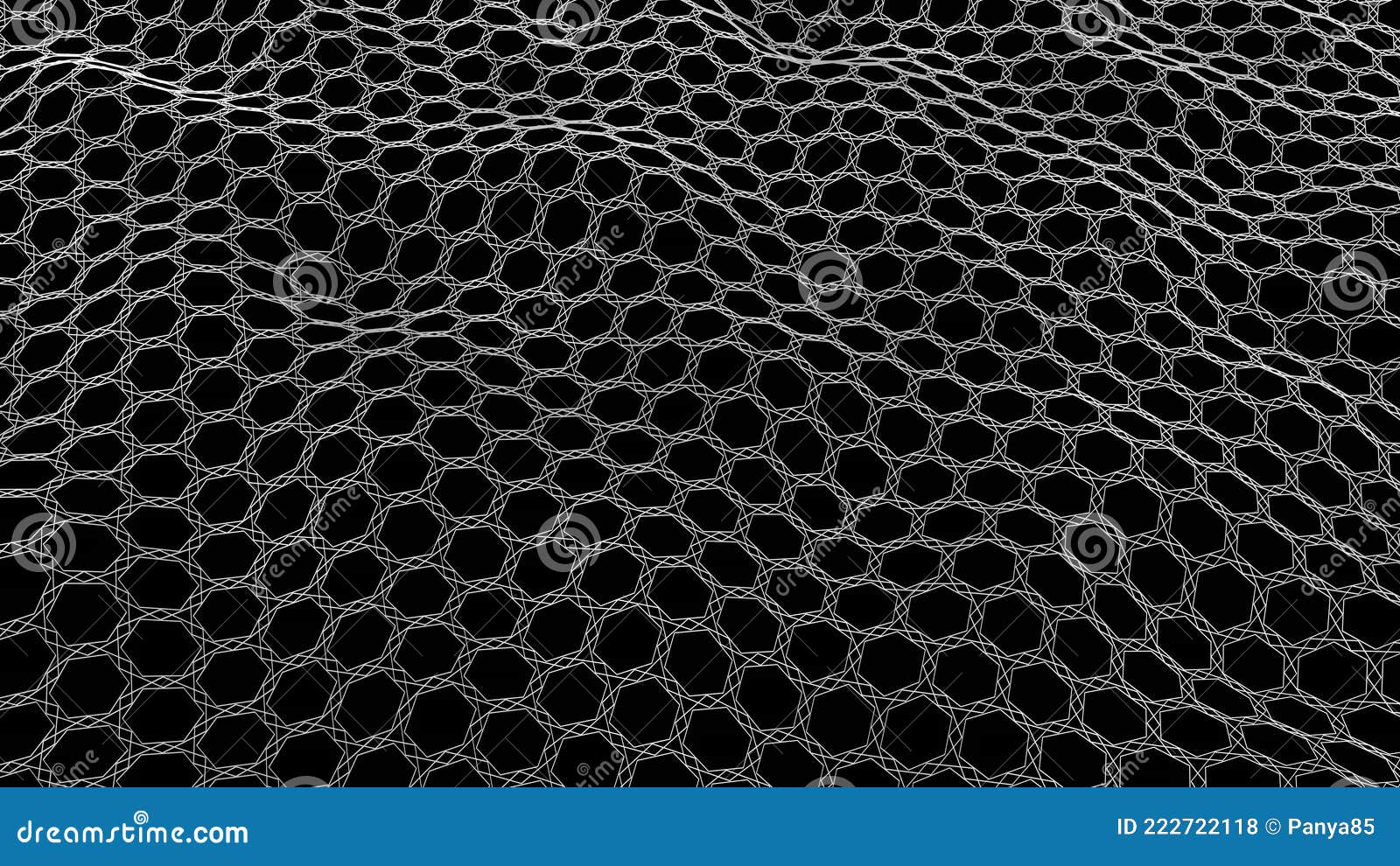 Abstract Flowing Smooth Fractal Waves Background from Polygons ...