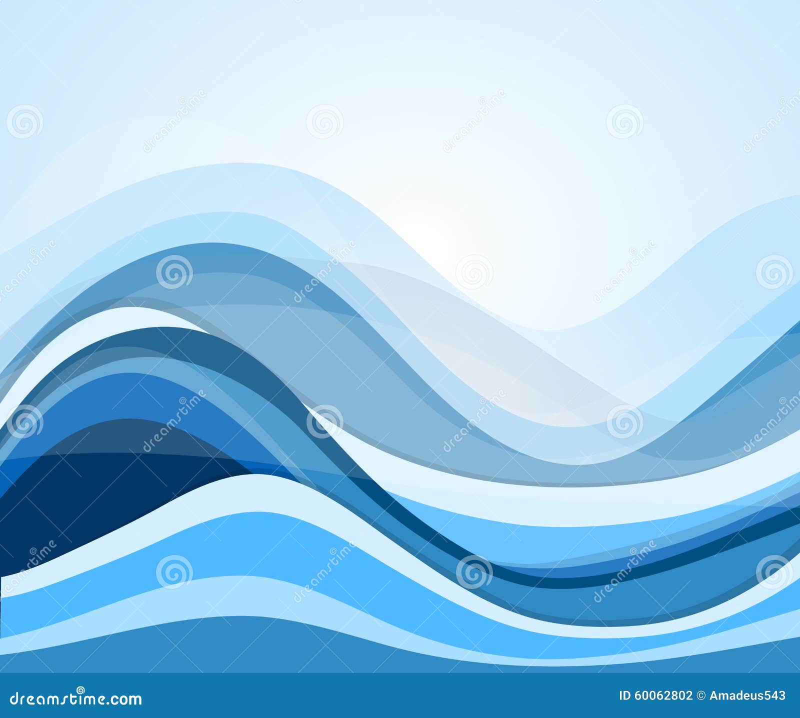 Abstract Flowing Water Wave Background Design Element Stock ...