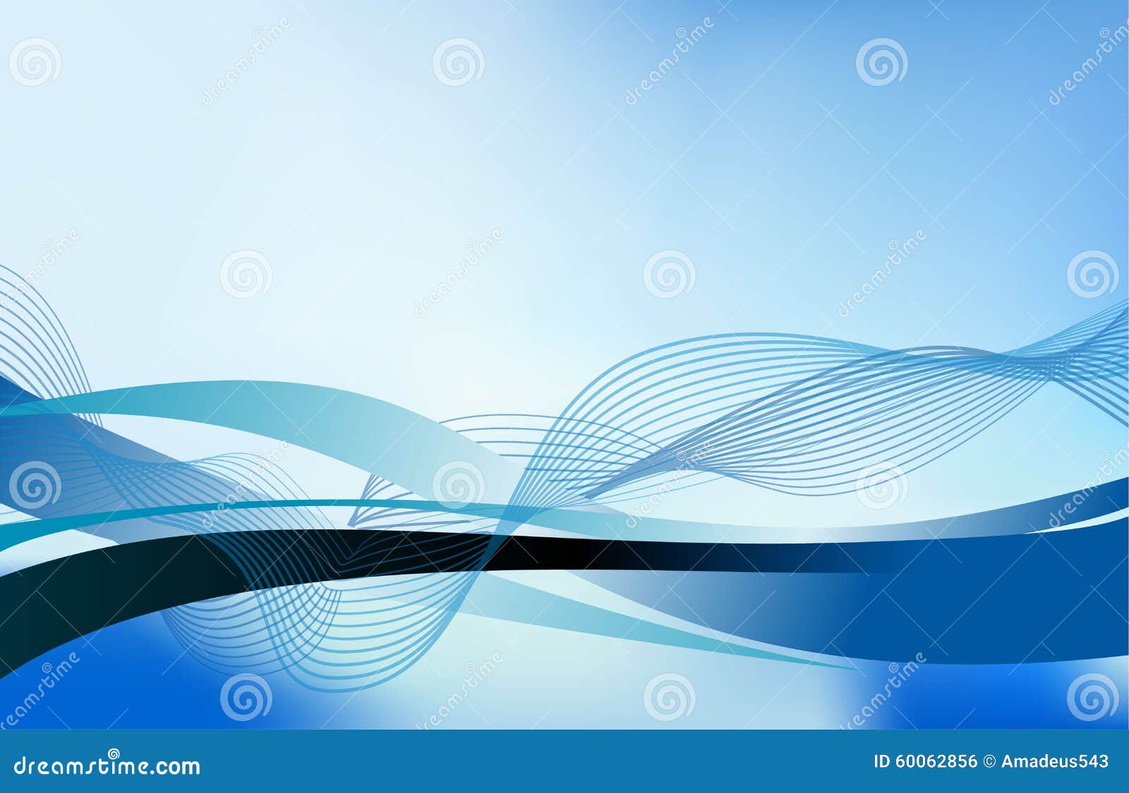 Abstract Flowing Water Wave Background Design Element Stock ...