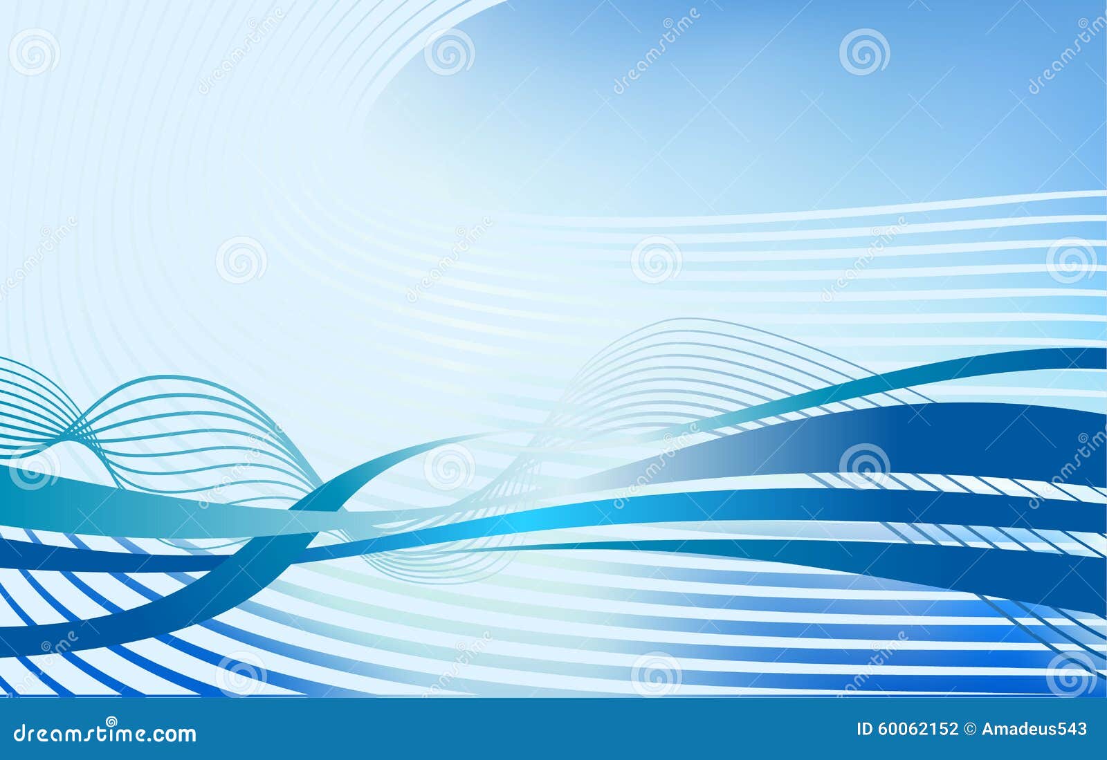 Abstract Flowing Water Wave Vector Background Design Element Stock ...