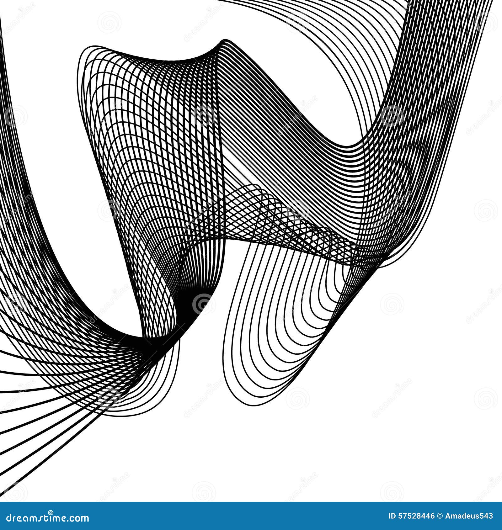 Abstract Flowing Wave Design Layout Vector Background Stock Vector ...