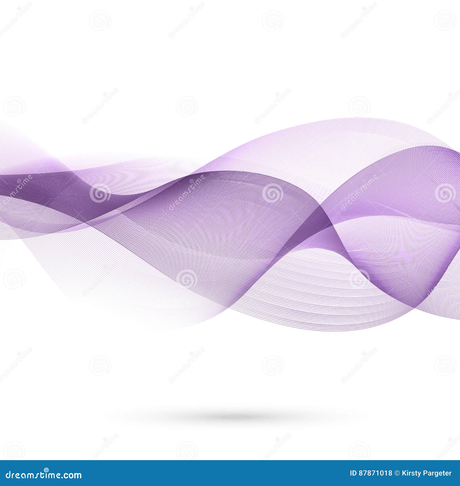 Abstract flowing waves stock vector. Illustration of flow - 87871018