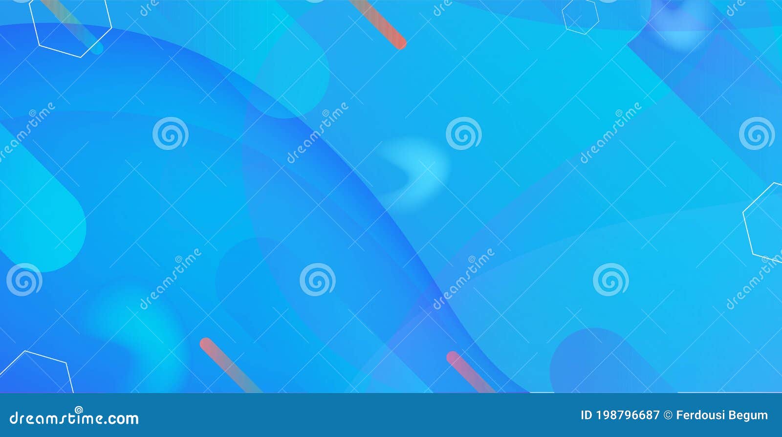 Abstract Fluid Background Design Template with Blue Gradient and Wavy ...
