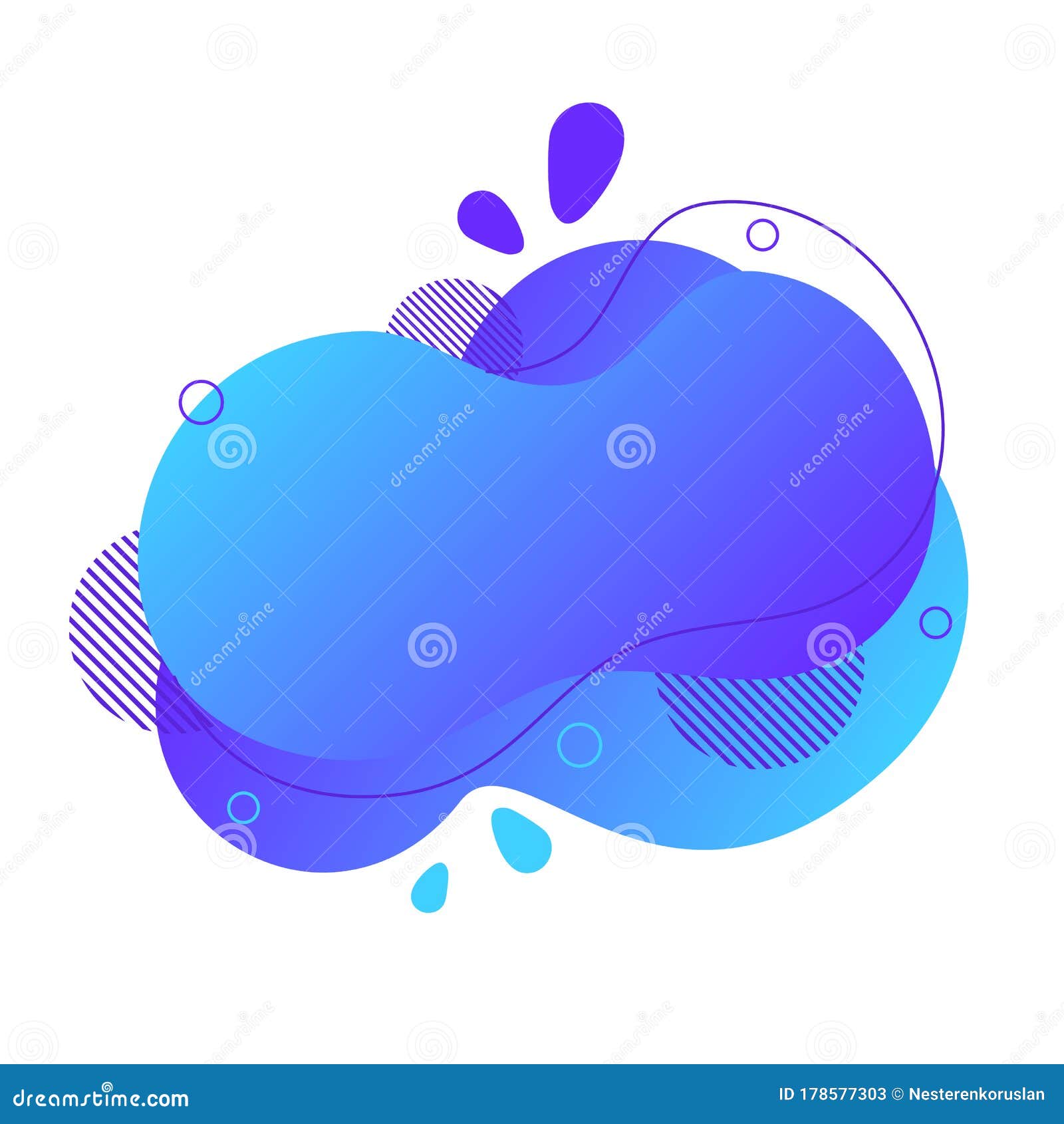 Abstract Fluid Design Element Stock Vector - Illustration of graphic ...