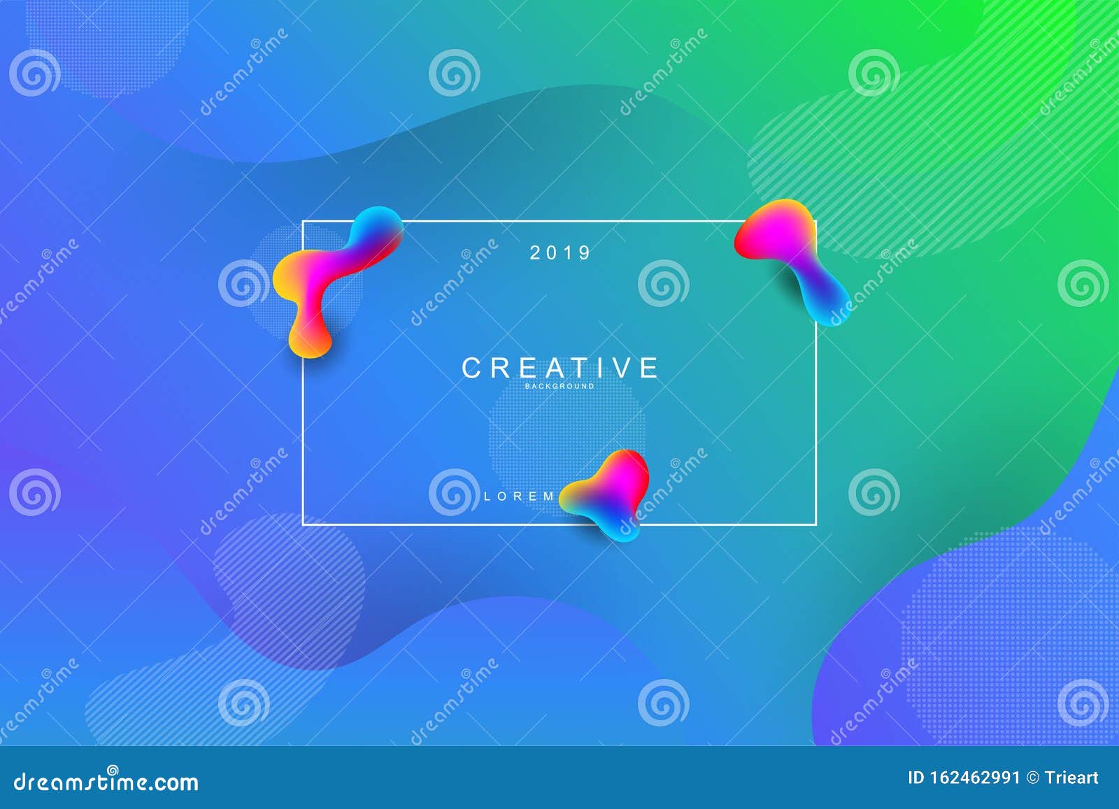 Abstract Fluid Dynamic Shape Background Combination Stock Vector ...