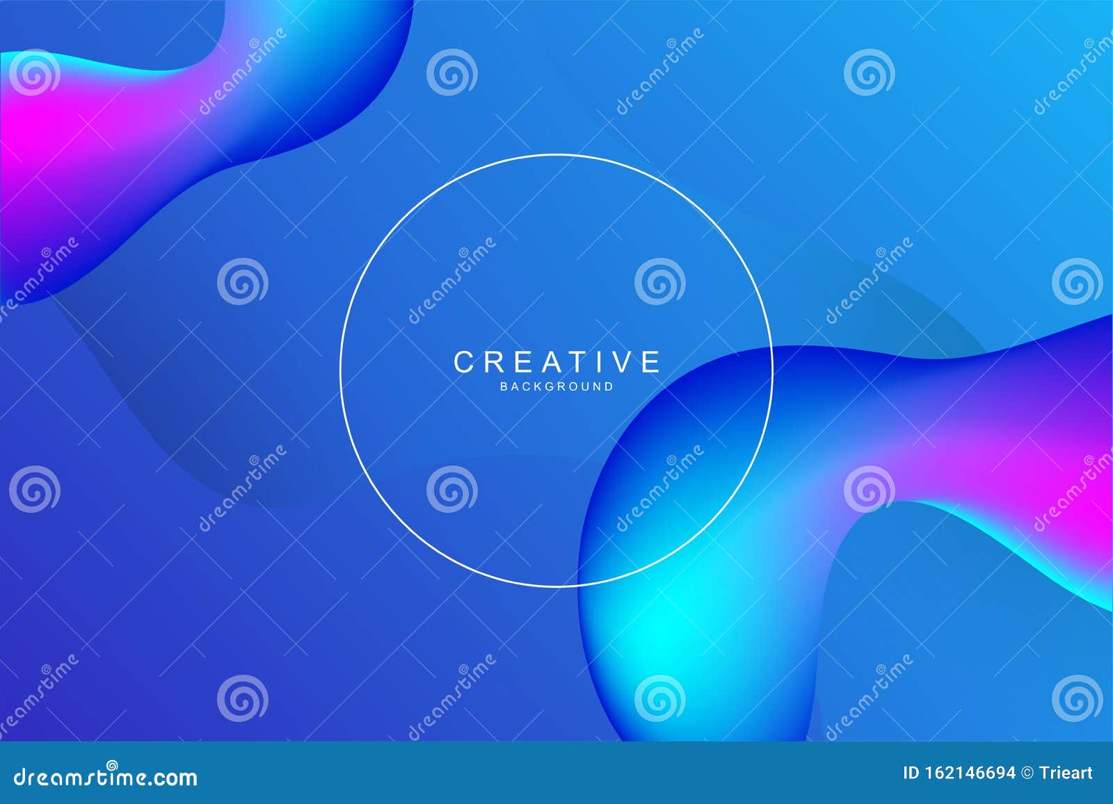 Abstract Fluid Dynamic Shape Background Combination Stock Vector ...