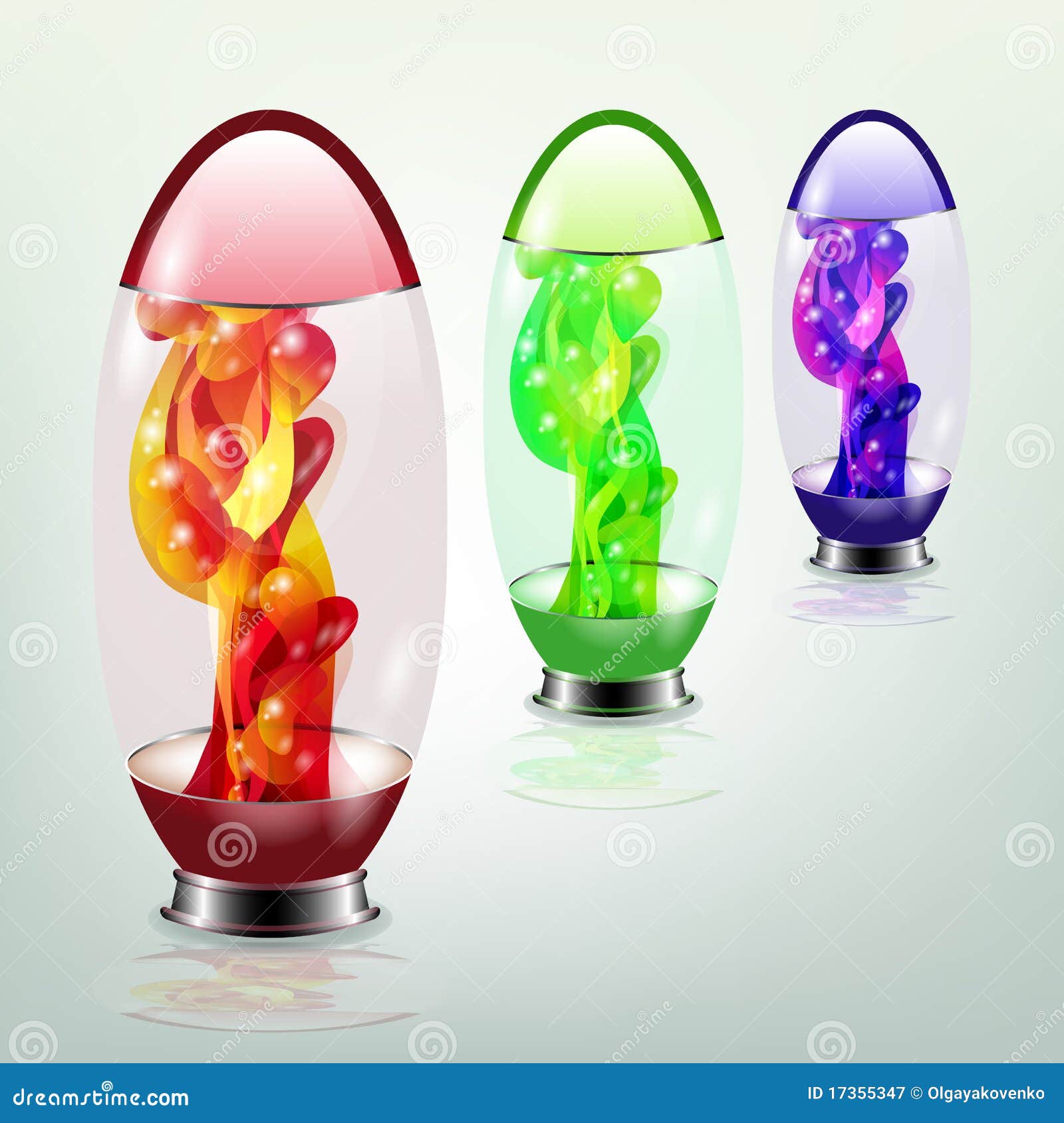 Abstract fluid lamp. stock vector. Illustration of cloud - 17355347