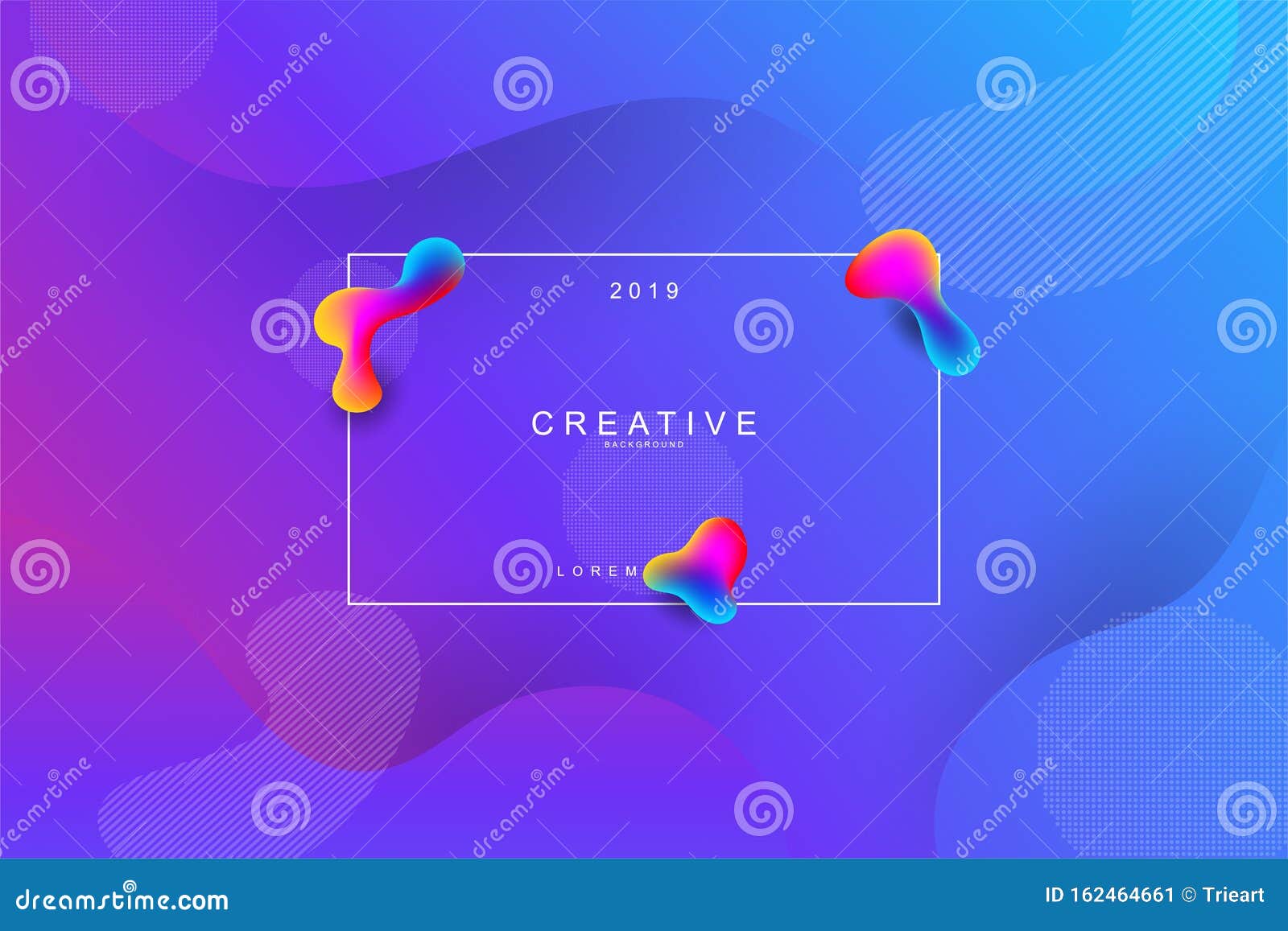Abstract Fluid Dynamic Shape Background Combination Stock Vector ...