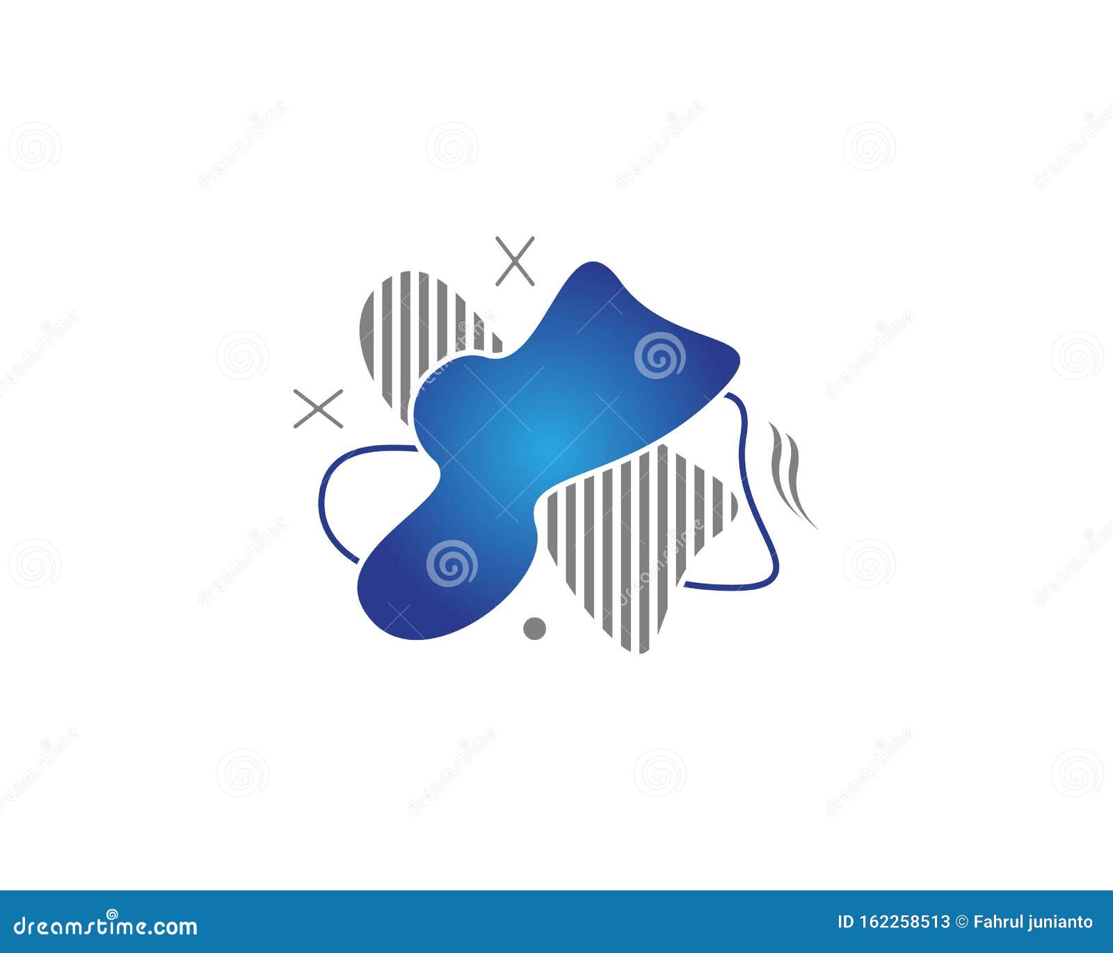 Abstract Fluid Logo Design Vector Template Stock Vector - Illustration ...