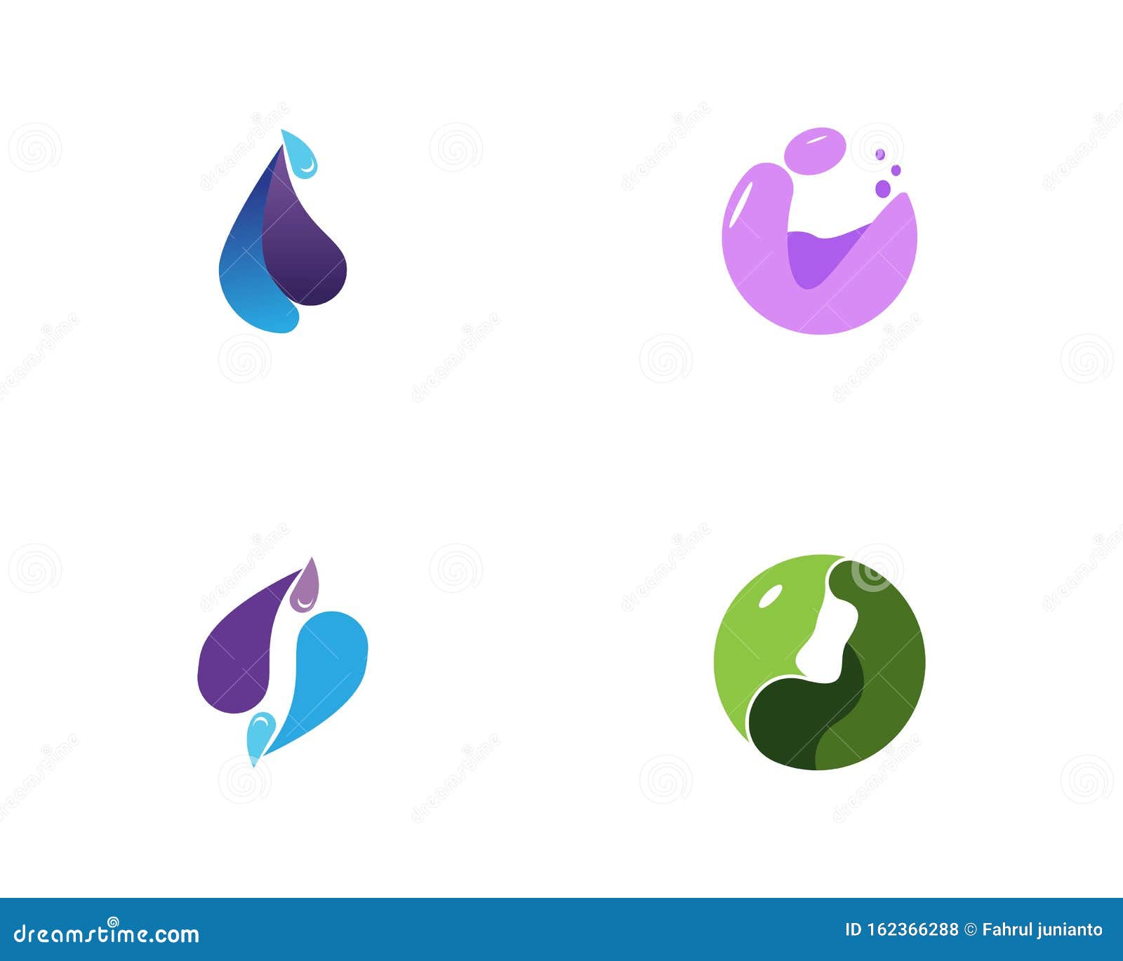 Abstract Fluid Logo Design Vector Template Stock Vector - Illustration ...