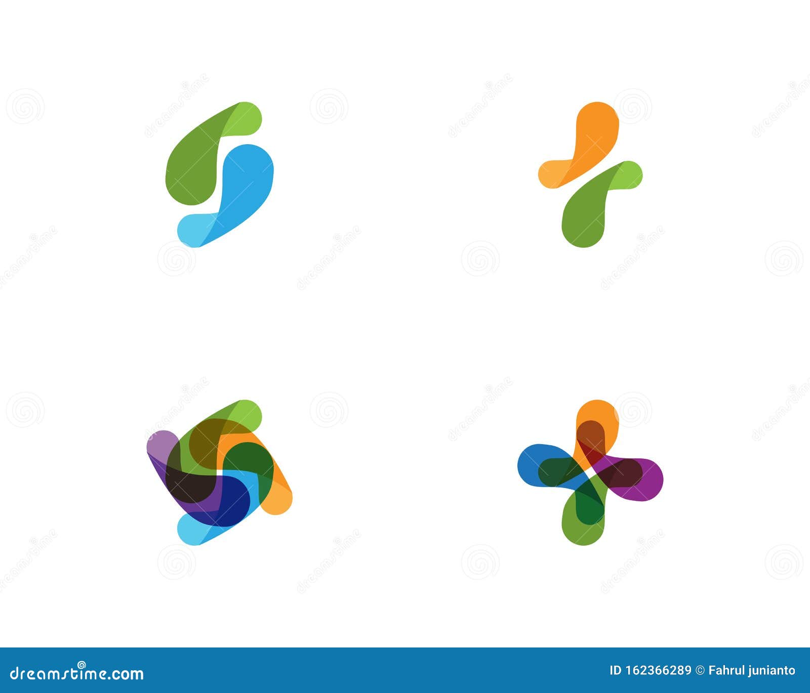 Abstract Fluid Logo Design Vector Template Stock Vector - Illustration ...