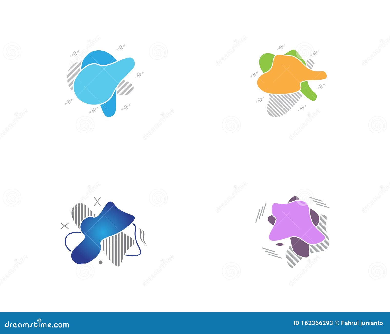 Abstract Fluid Logo Design Vector Template Stock Vector - Illustration ...
