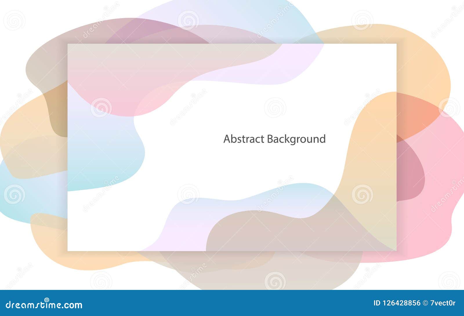 Abstract Fluid Soft Pastel Gradient Shapes Frame Texture Stock ...
