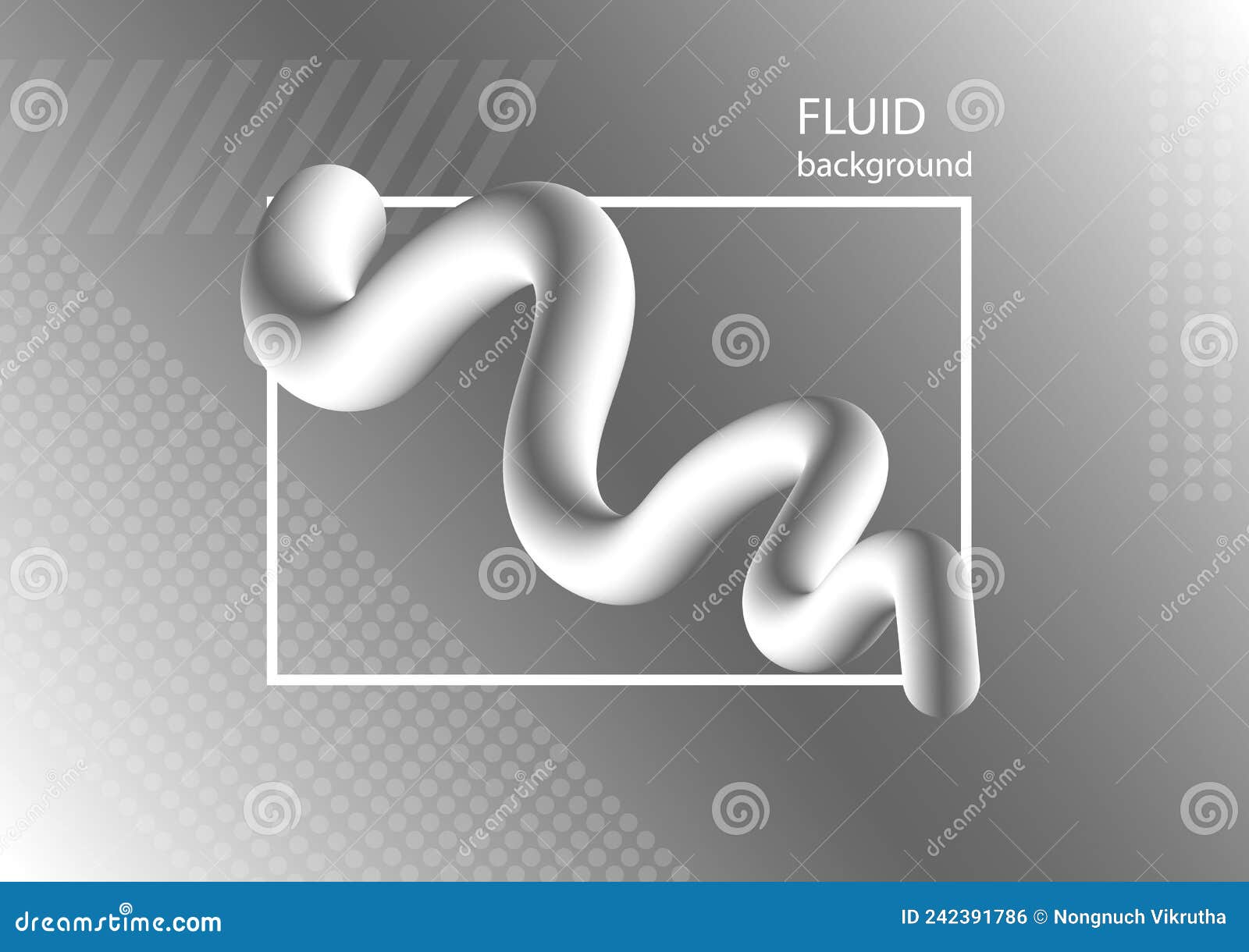 Abstract Fluid Wave, Smooth Background, Modern Poster with Gradient 3d ...
