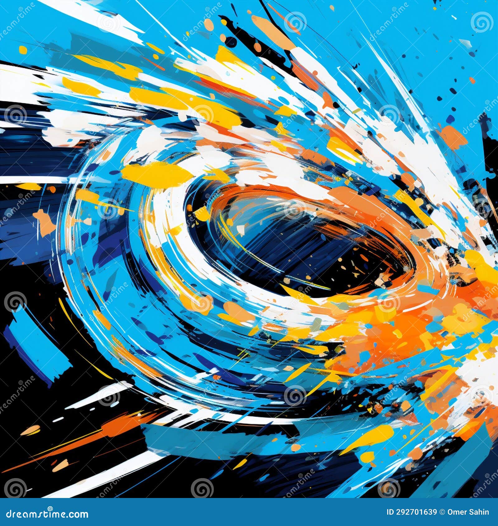 Abstract Fluidic Fragments stock illustration. Illustration of artwork ...