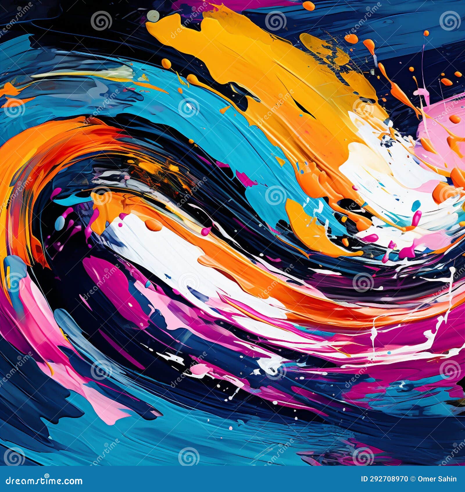 Abstract Fluidic Fragments stock photo. Image of fusion - 292708970