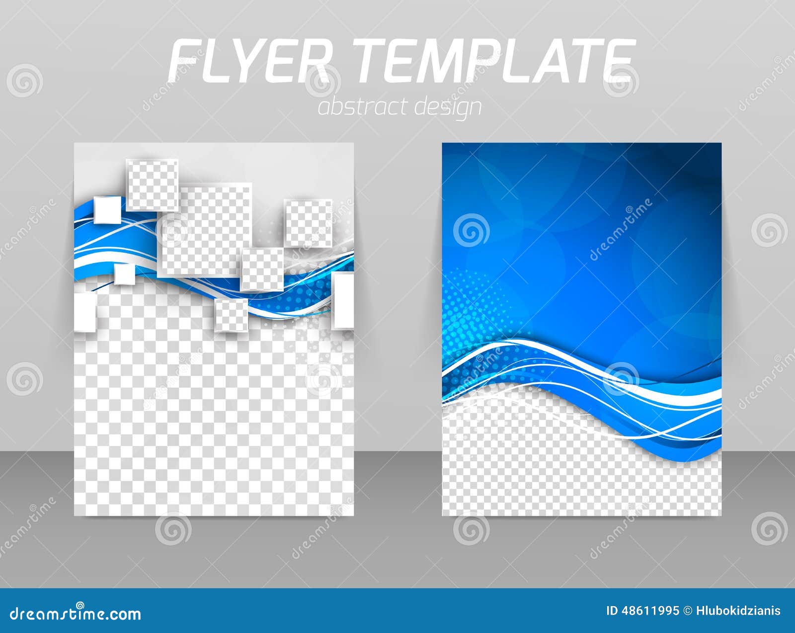 Abstract Flyer Template Design Stock Vector - Illustration of document ...