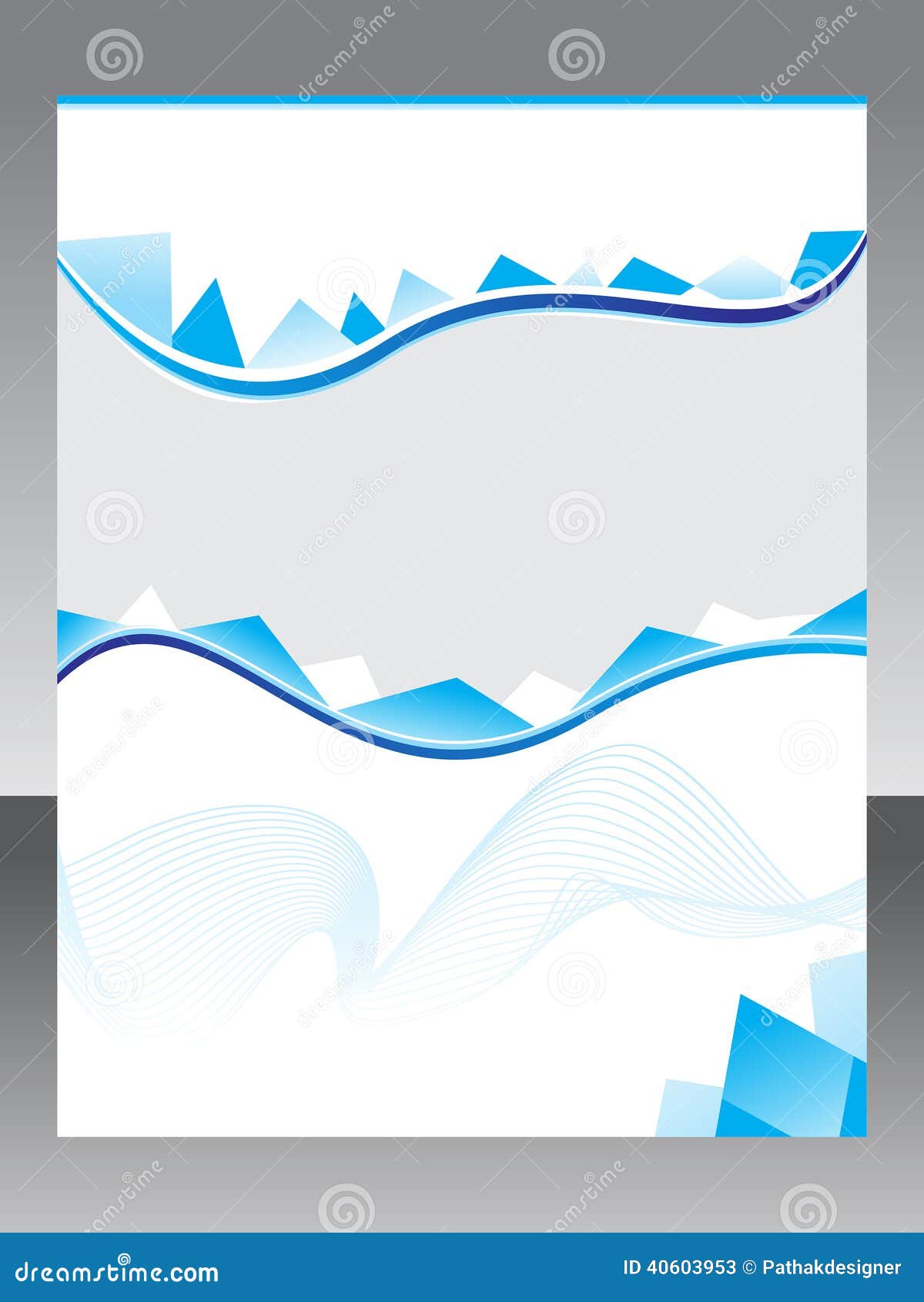 Abstract flyer template stock vector. Illustration of store - 40603953
