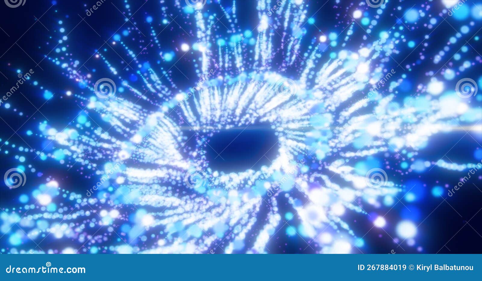 Exploding Blue Abstract Stock Illustration | CartoonDealer.com #5676703