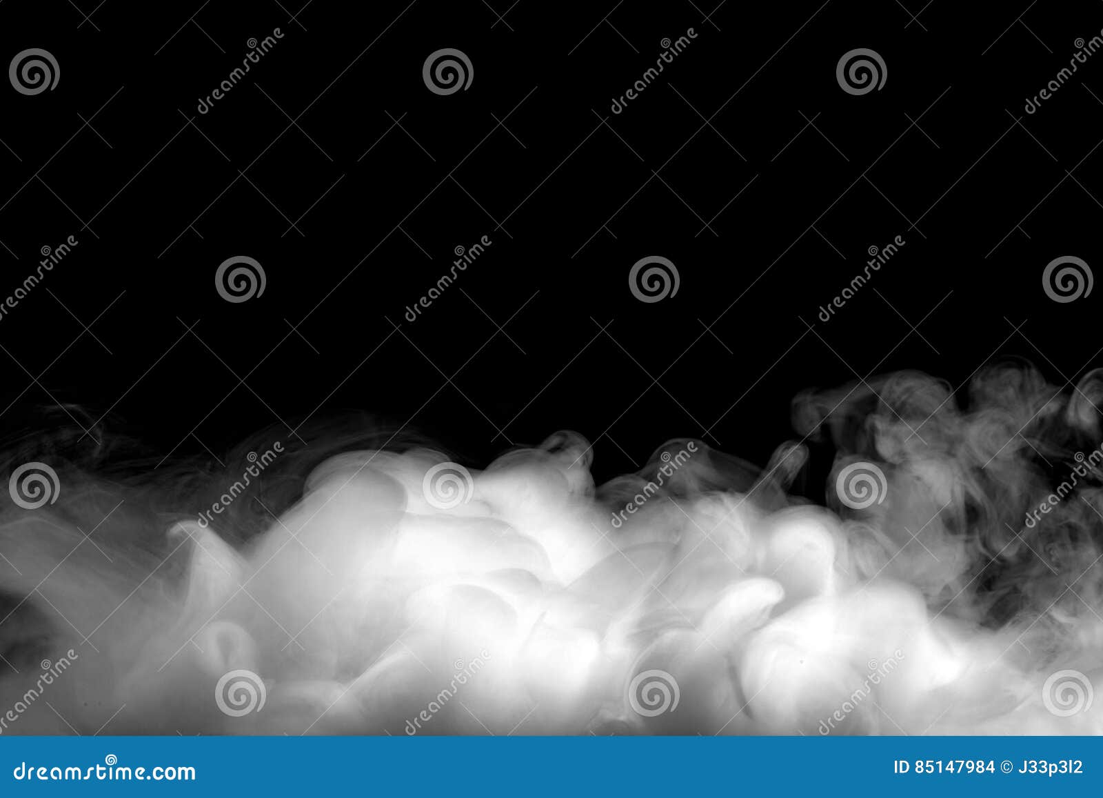 Abstract Fog or Smoke on Black Color Background Stock Photo - Image of ...