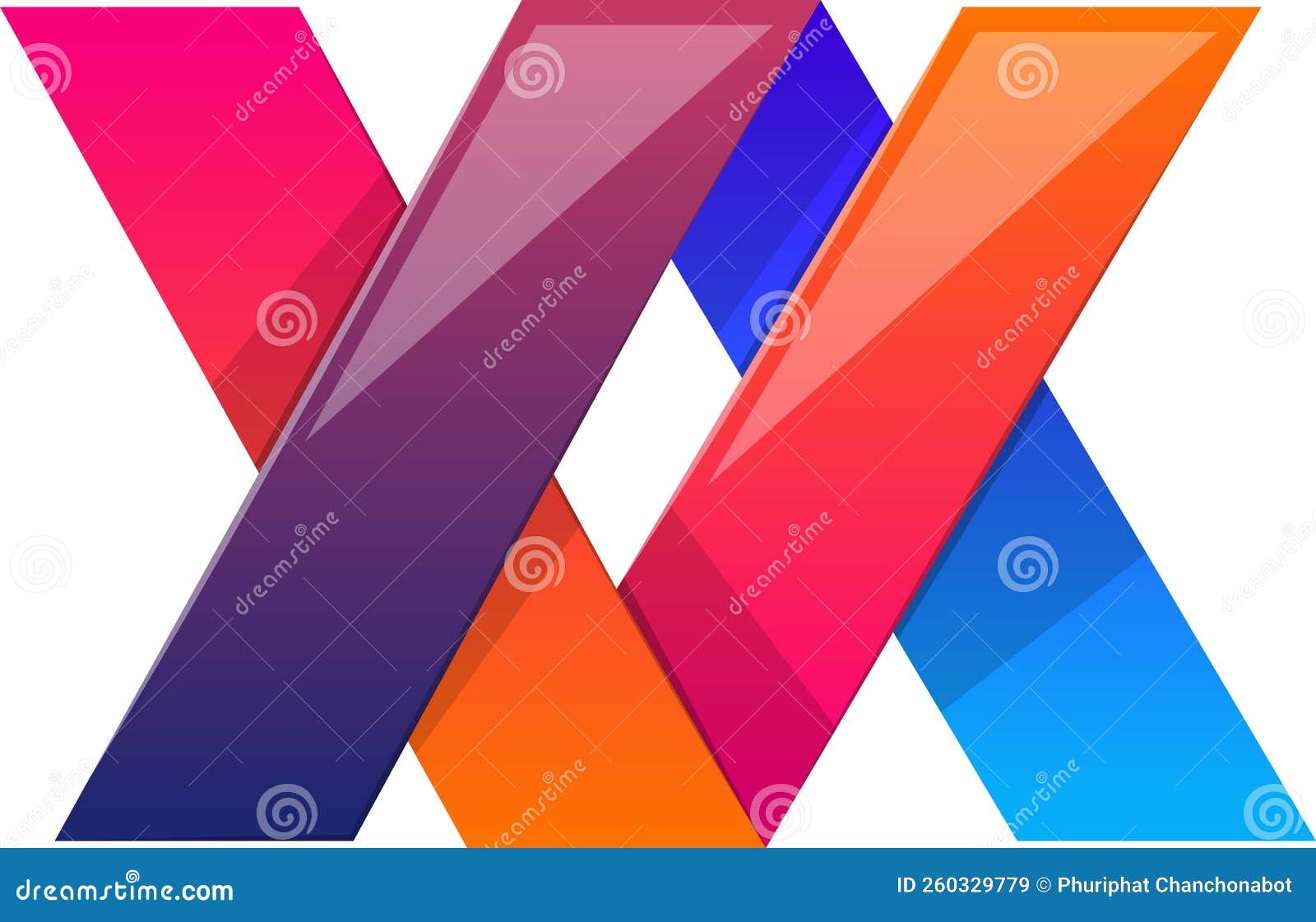 Abstract Folding Logo Illustration in Trendy and Minimal Style Stock ...