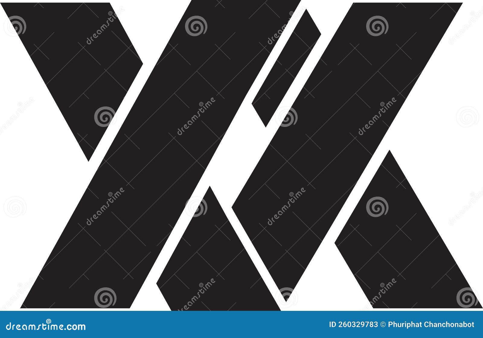 Abstract Folding Logo Illustration in Trendy and Minimal Style Stock ...