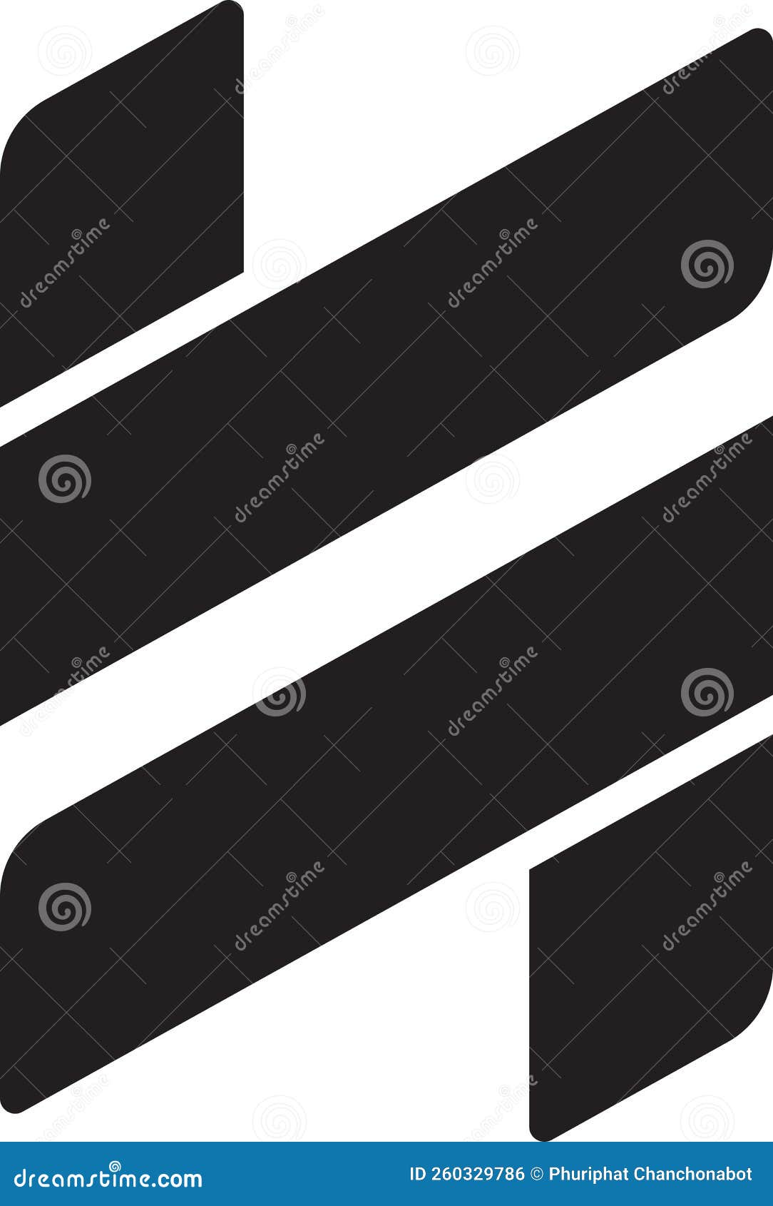 Abstract Folding Logo Illustration in Trendy and Minimal Style Stock ...