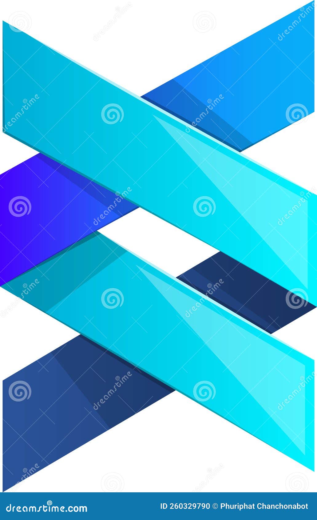 Abstract Folding Logo Illustration in Trendy and Minimal Style Stock ...