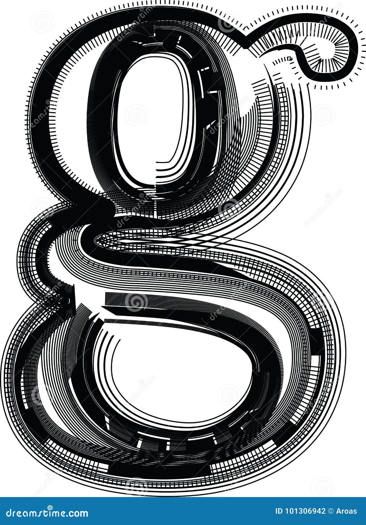 Font illustration LETTER g stock vector. Illustration of learning ...