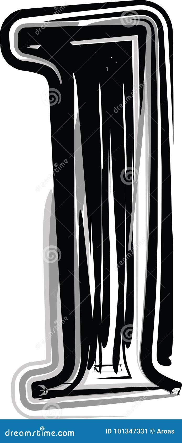 Freehand Typography Letter L Stock Vector - Illustration of drawn ...