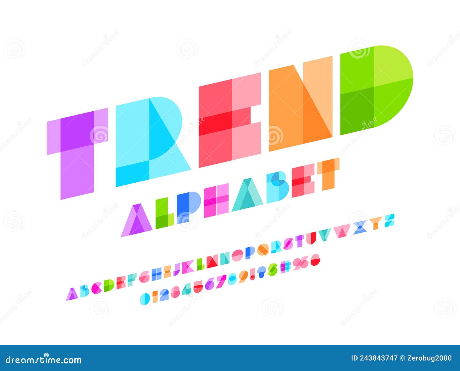 Abstract font stock vector. Illustration of sign, element - 243843747