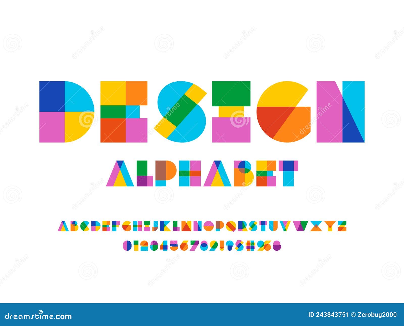 Abstract font stock vector. Illustration of sign, stylish - 243843751