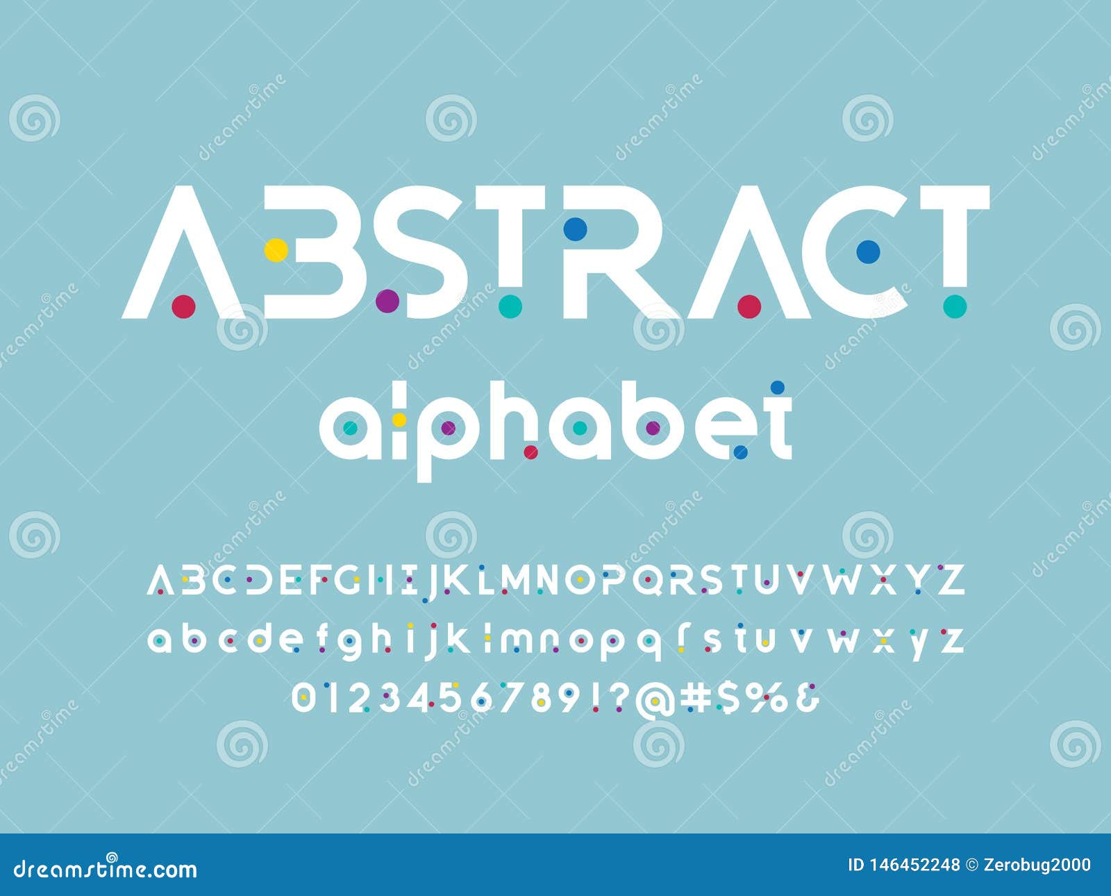 Abstract font stock vector. Illustration of design, abstract - 146452248