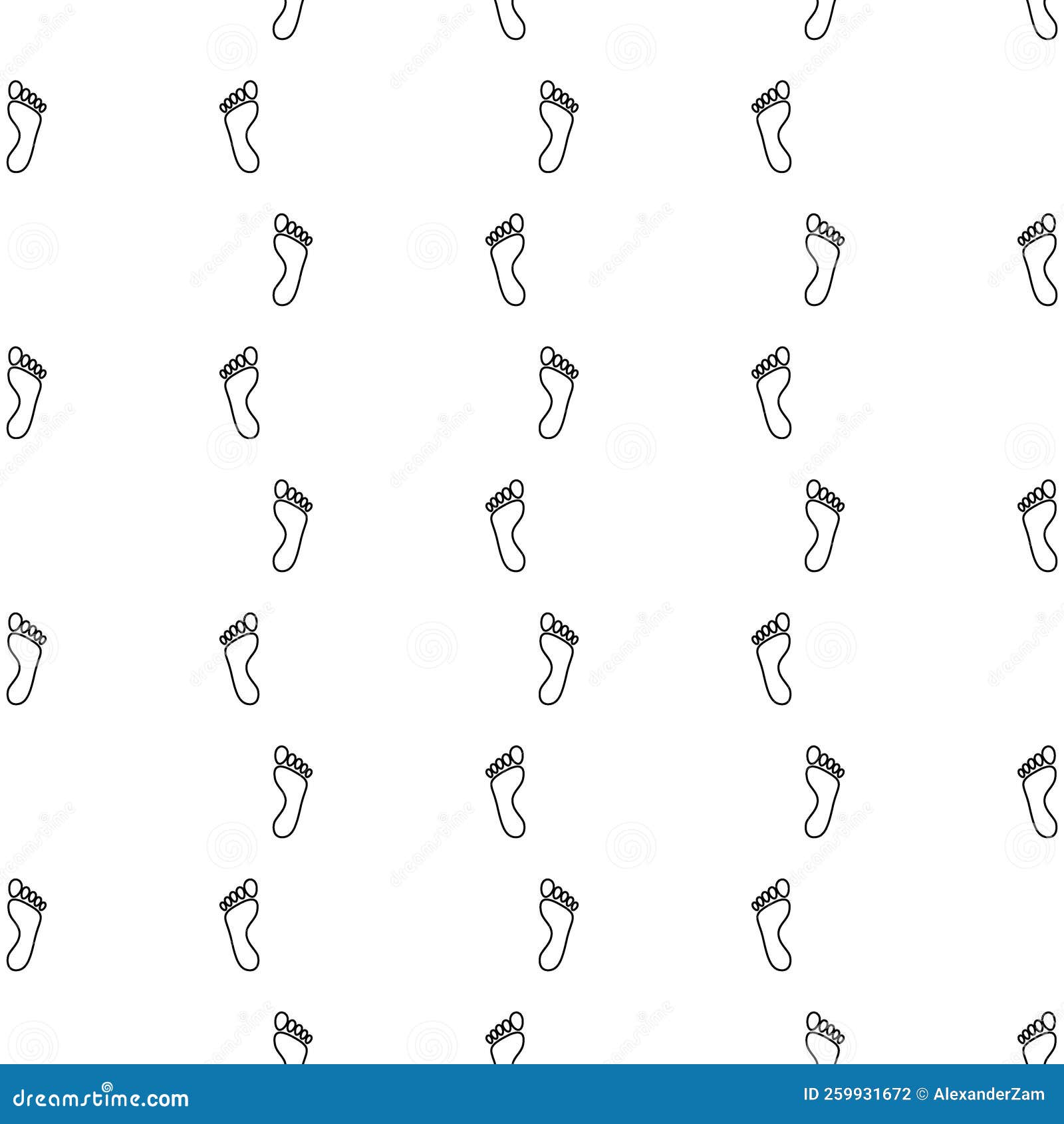 Abstract foot pattern stock vector. Illustration of cartoon - 259931672