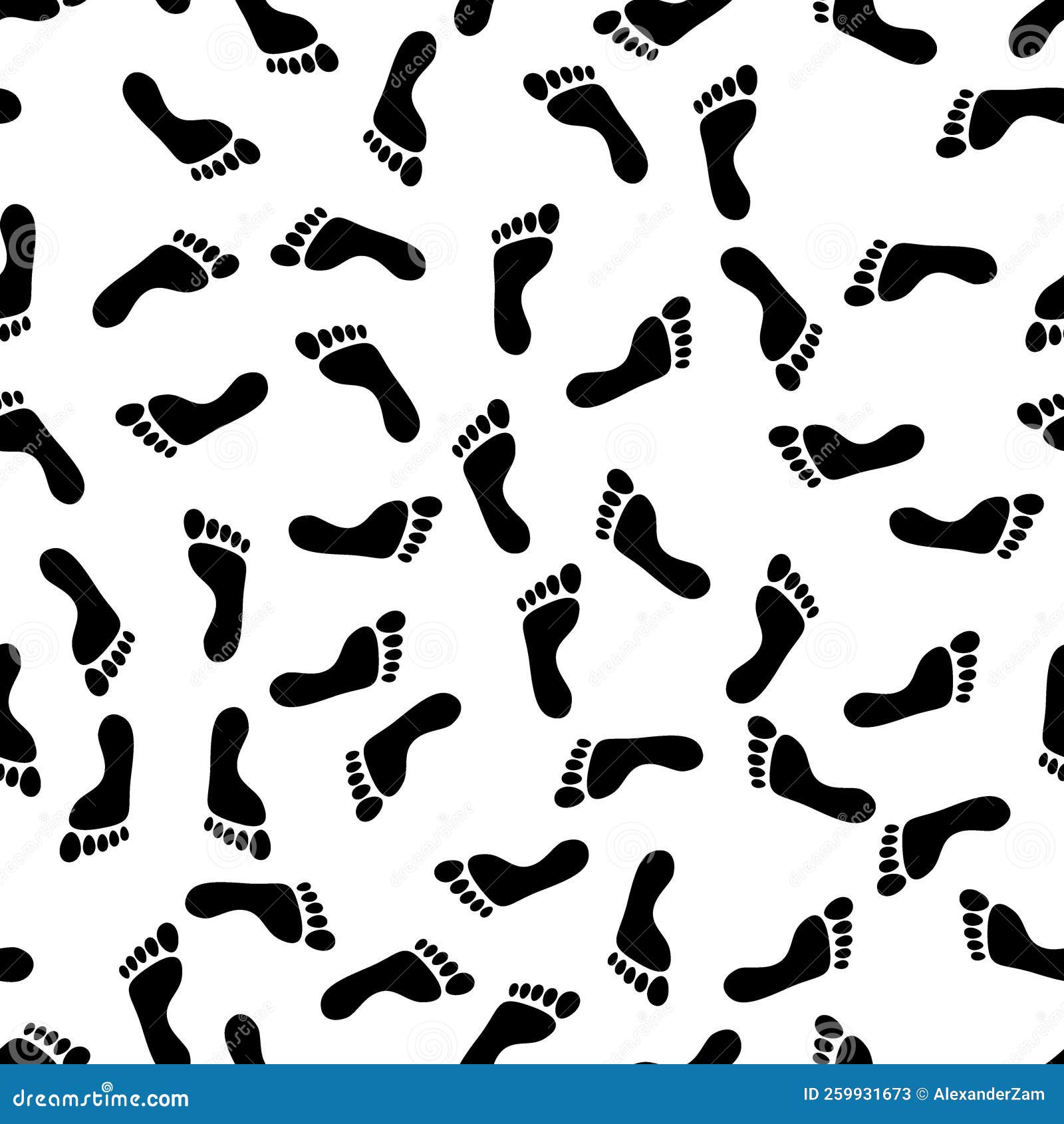 Abstract Foot Seamless Pattern Stock Vector - Illustration of seamless ...