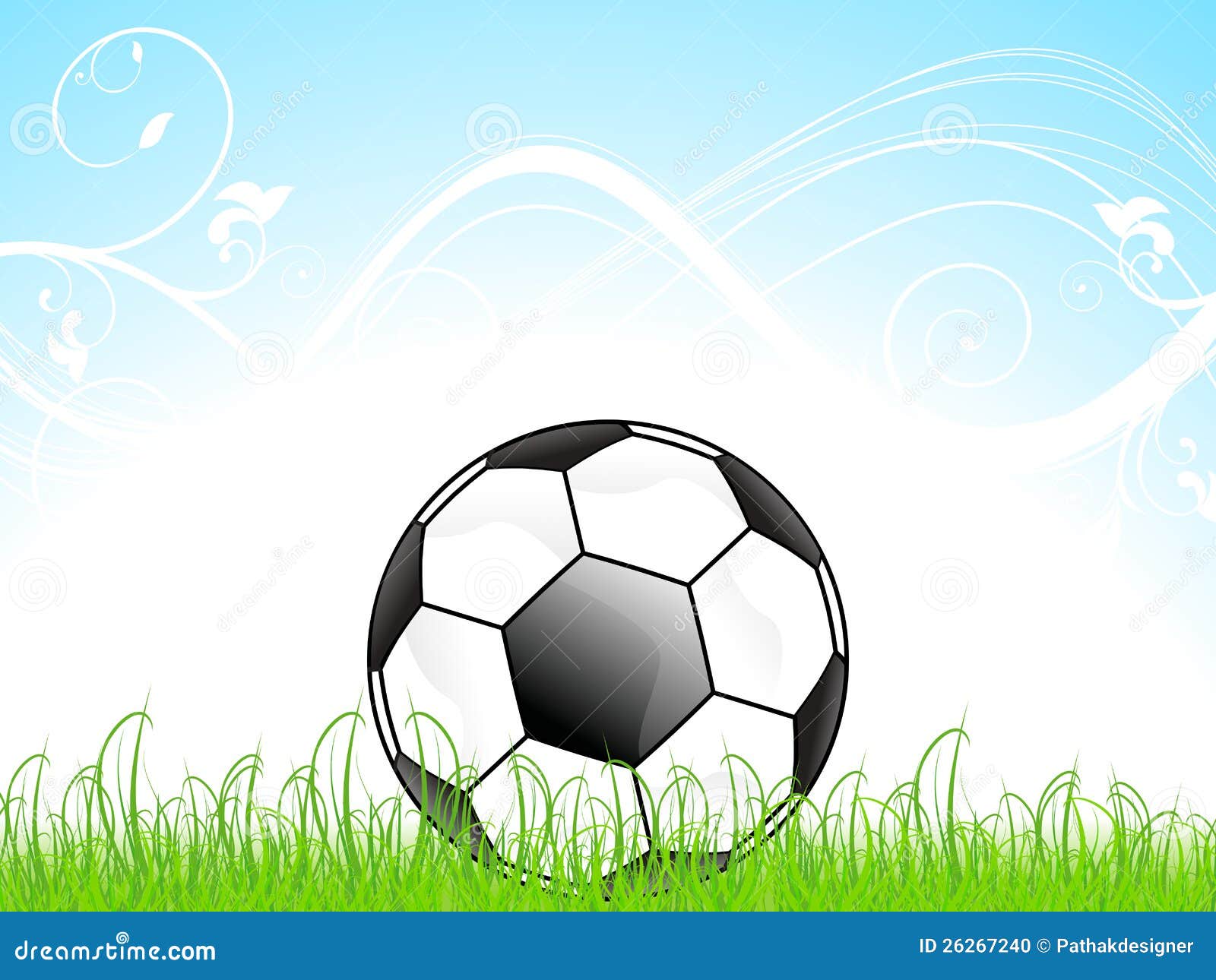 Abstract football concept stock vector. Illustration of play - 26267240
