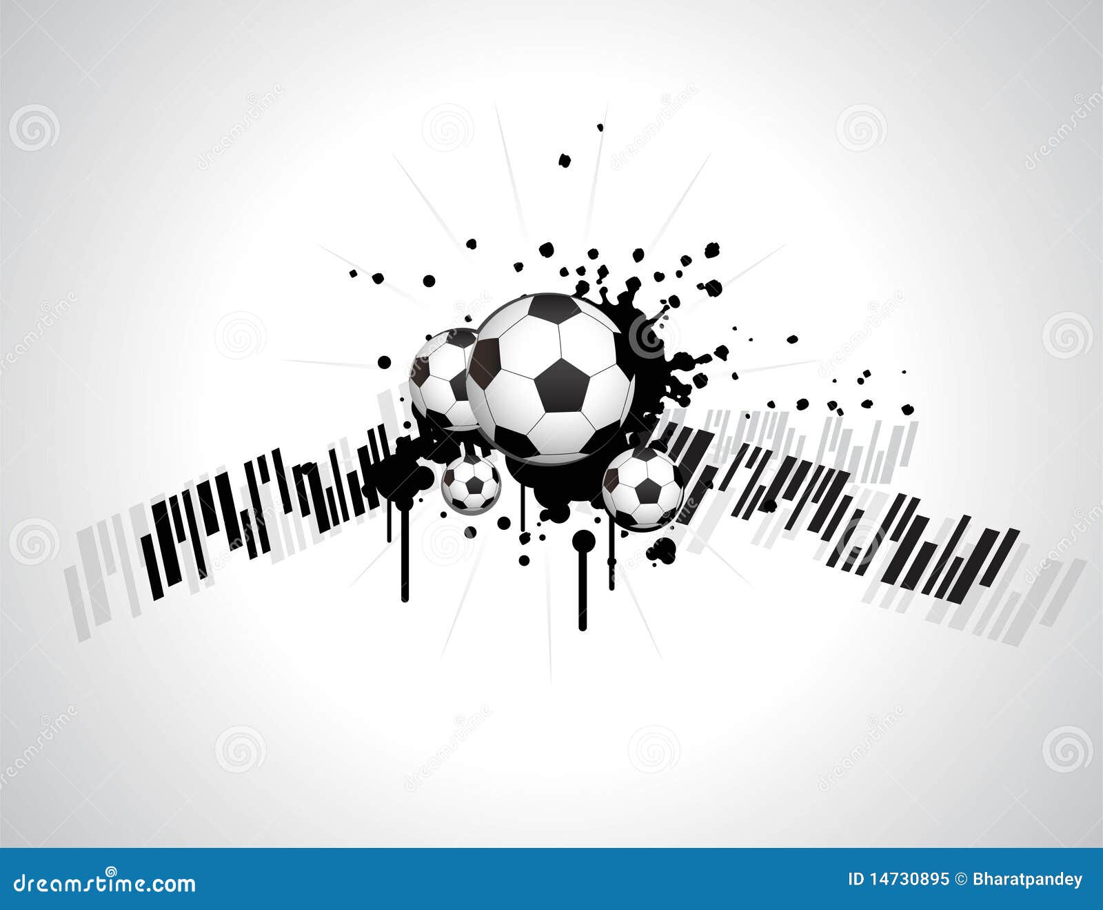 Abstract Football Creative Design Stock Vector - Illustration of ...