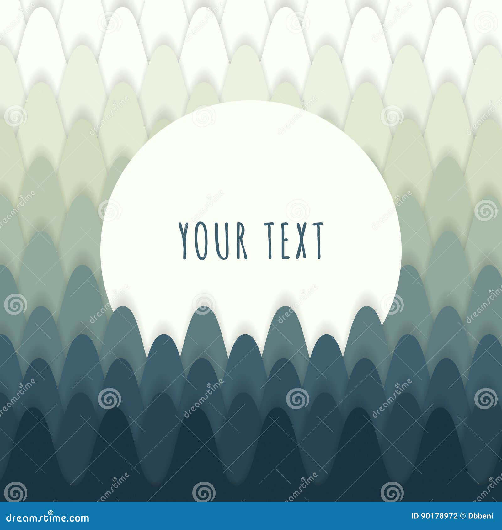Abstract Forest Design with Text Box for Your Content Stock Vector ...