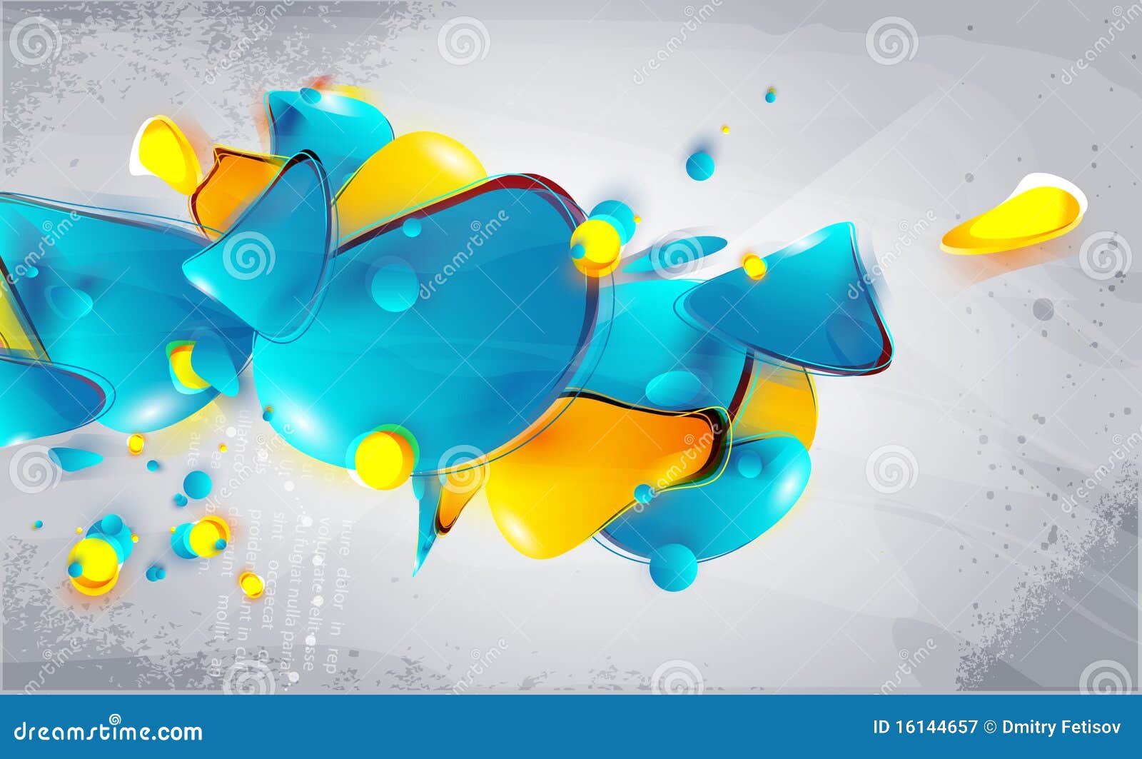 Abstract form bubbles stock vector. Illustration of watercolor - 16144657