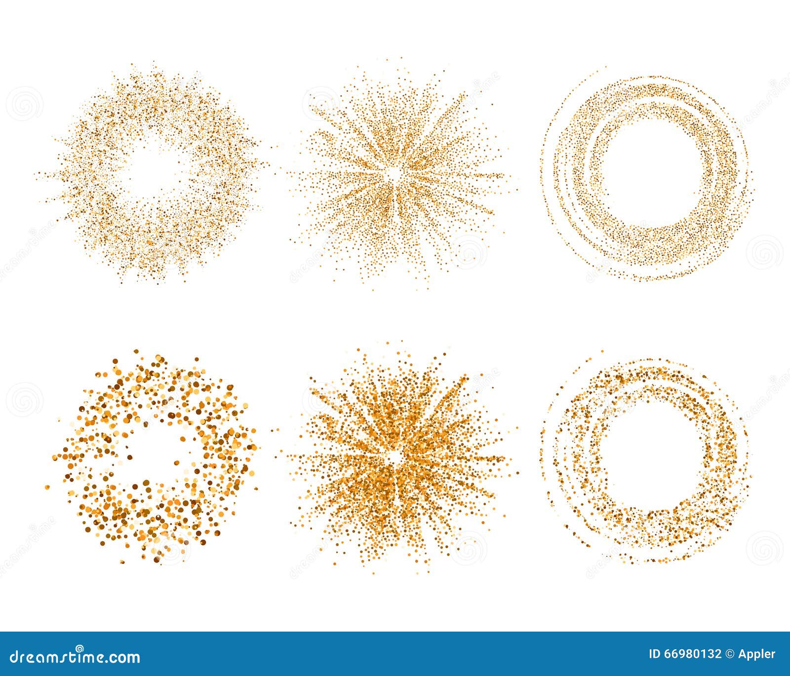Abstract Form with Gold Texture Stock Vector - Illustration of layout ...