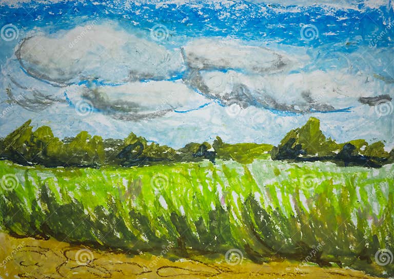 Abstract Form in Yellow, Suitable As a Separate Element or Background ...