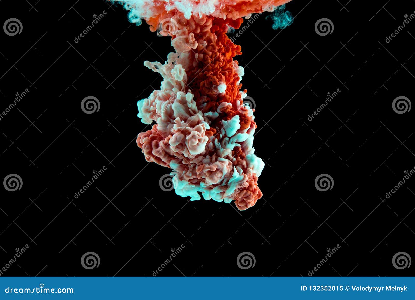 Abstract Formed by Color Dissolving in Water Stock Image - Image of ...