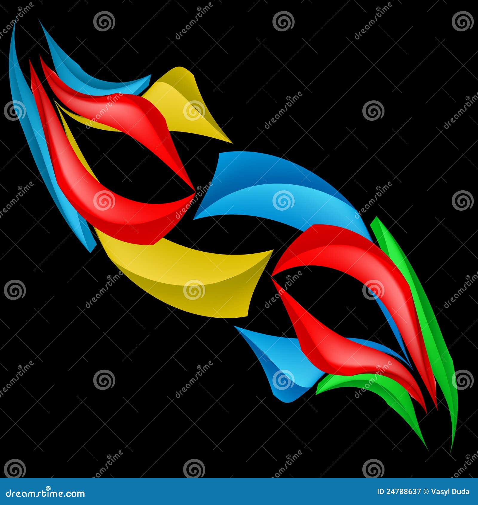 Abstract forms stock vector. Illustration of graphic - 24788637