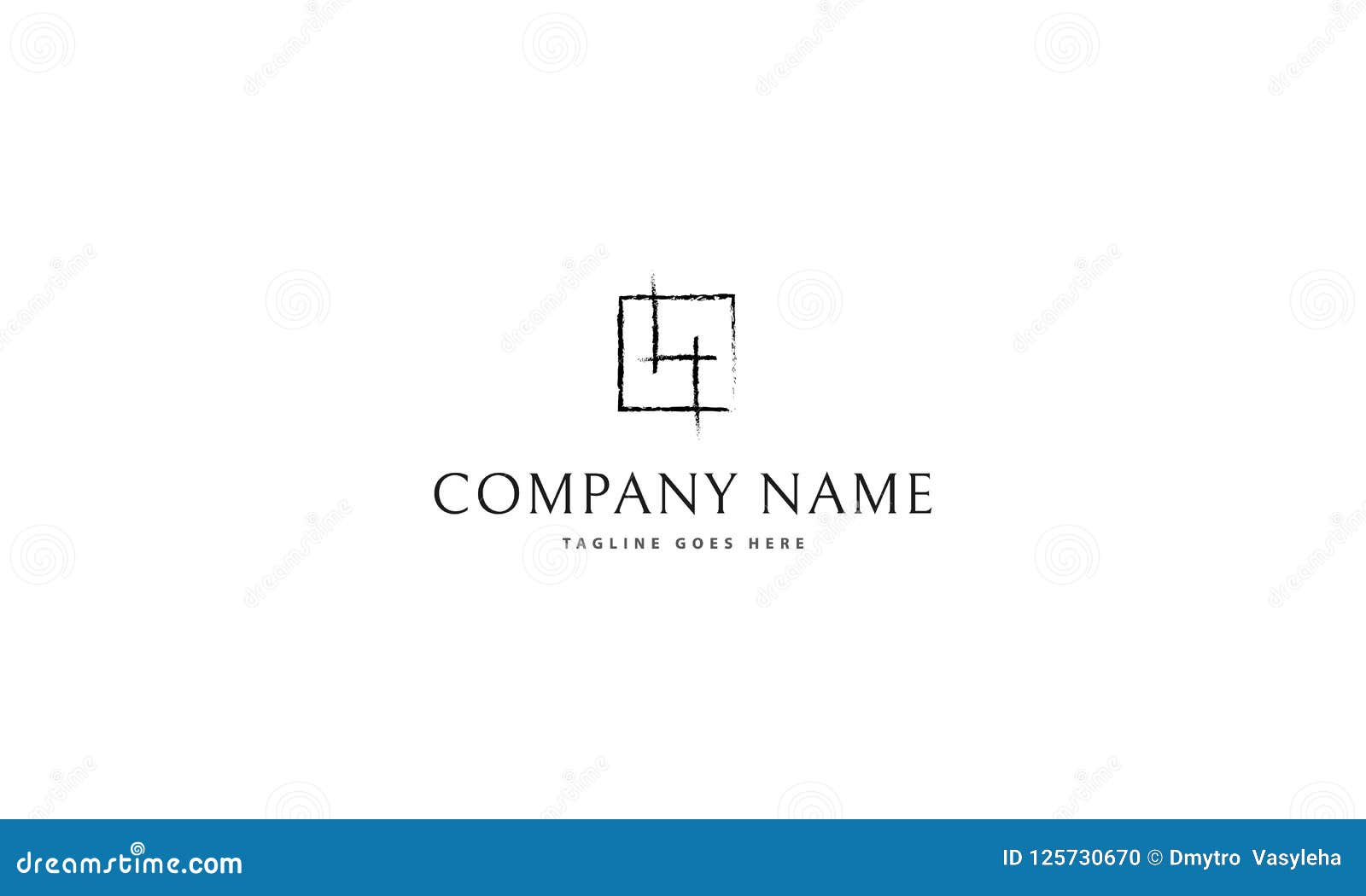 Abstract Four Logo Vector Image Stock Vector - Illustration of land ...