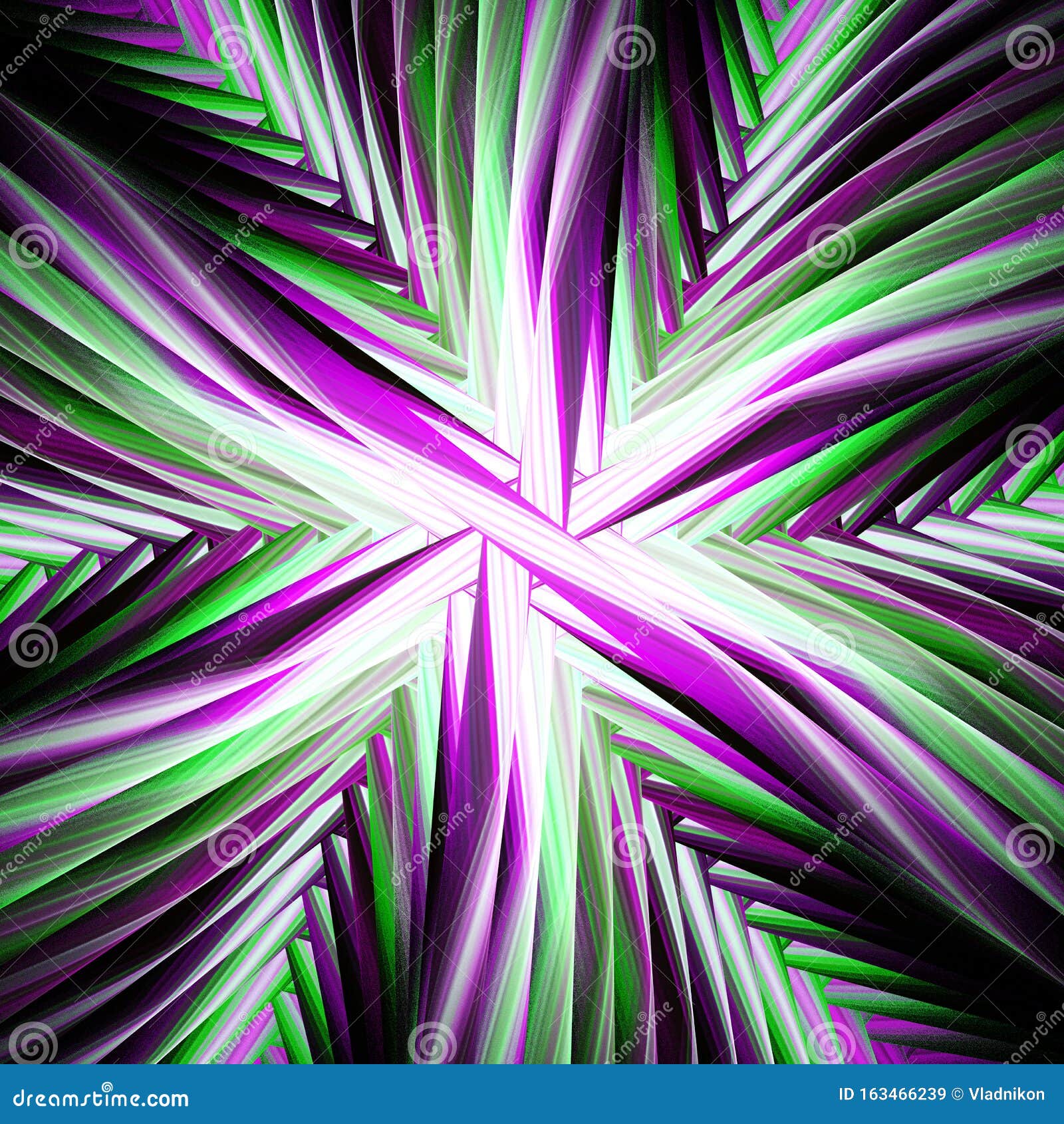 Abstract Fractal Art Background in Illustration Space Geometry Stock ...