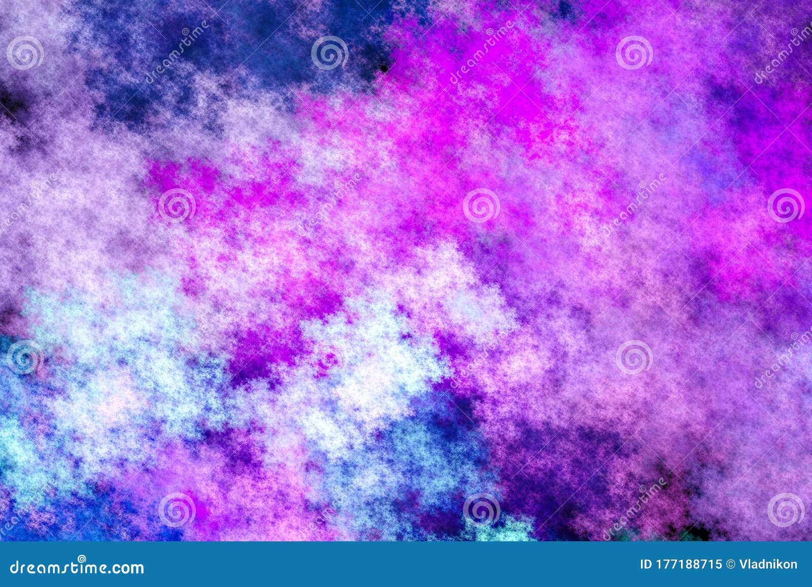 Abstract Fractal Art Background in Illustration Space Geometry Stock ...