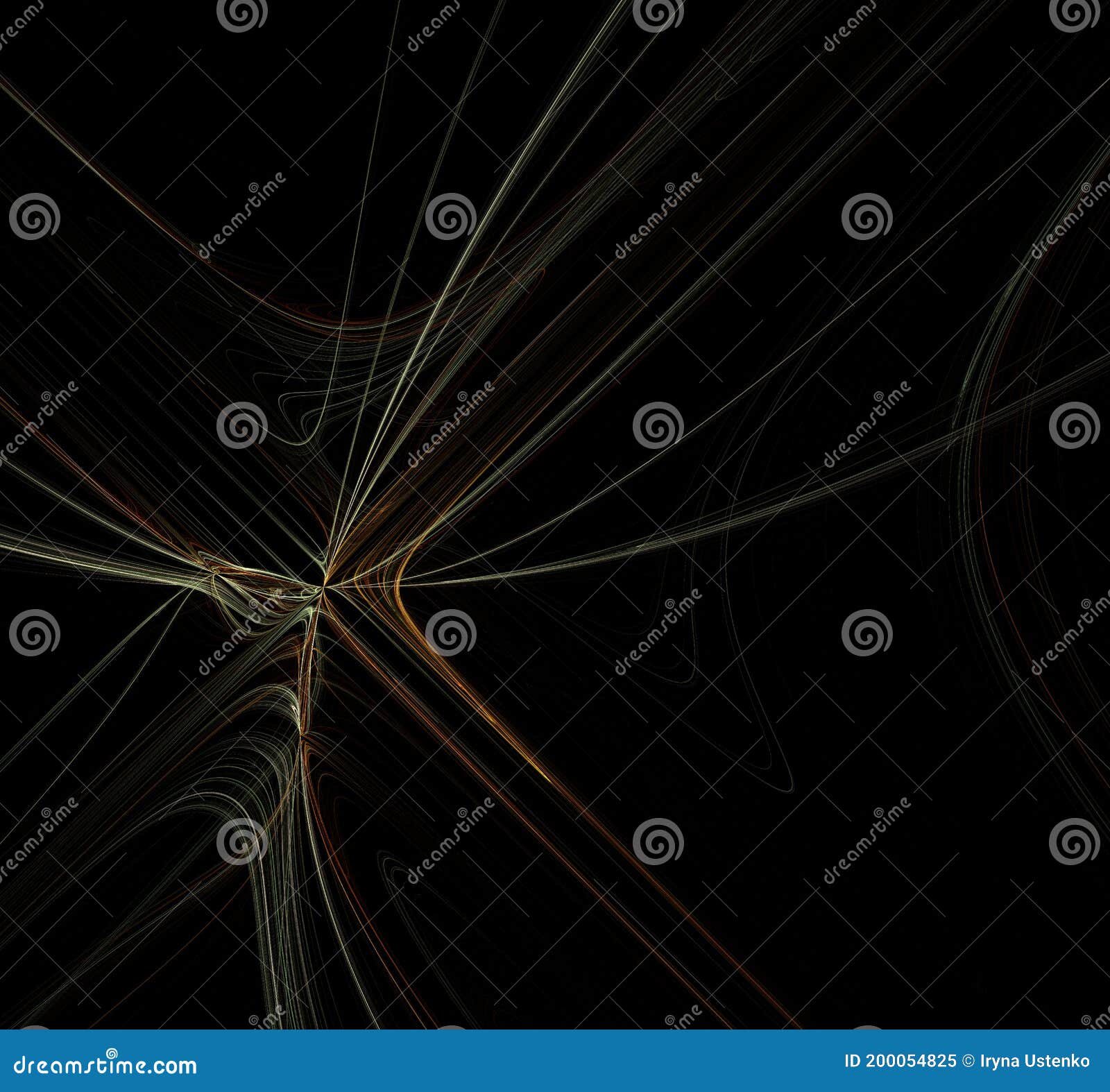 Abstract Fractal Art Background Illustration Space Geometry Stock ...