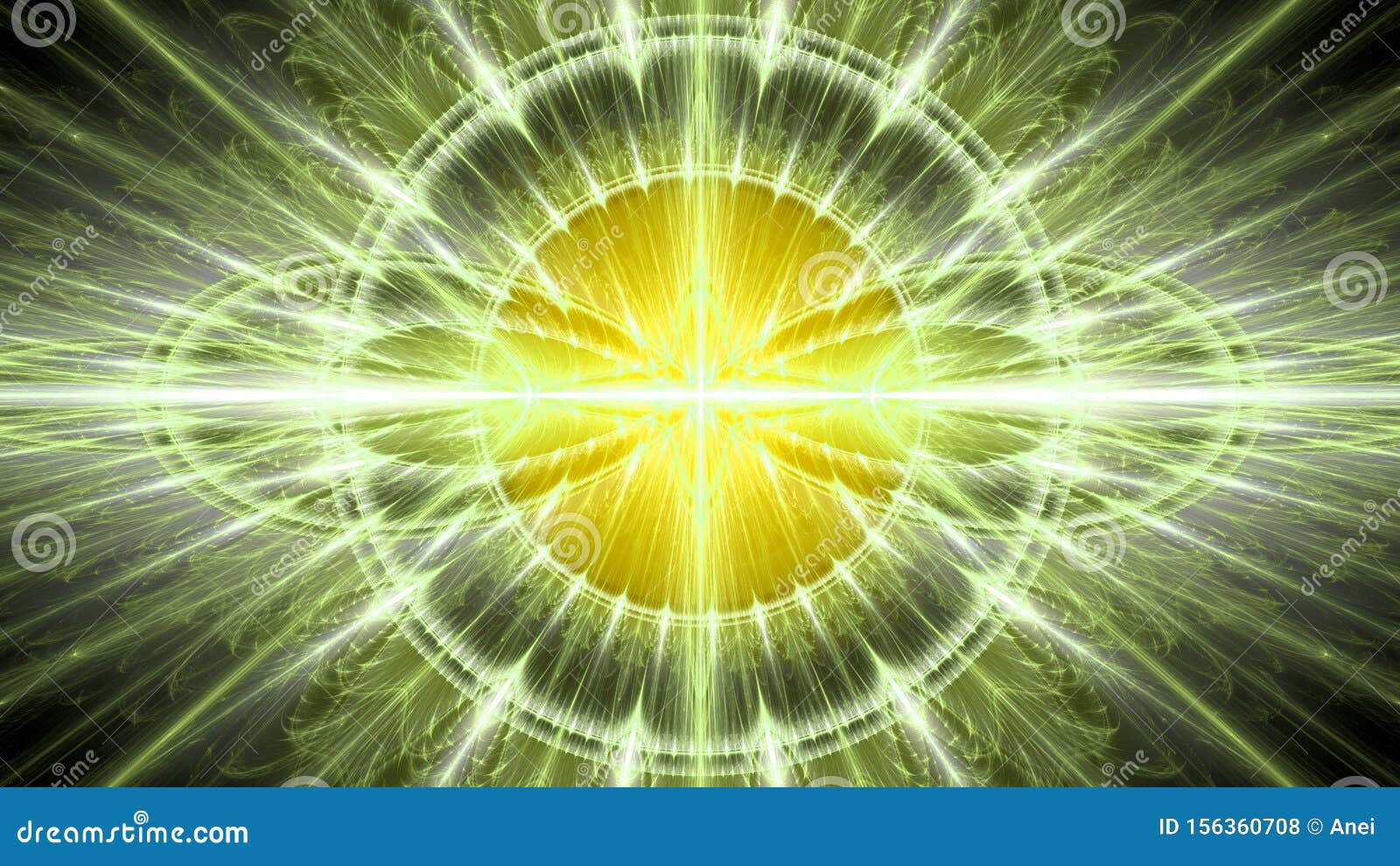 Abstract Fractal Background Made Out of an Exploding Star with a ...