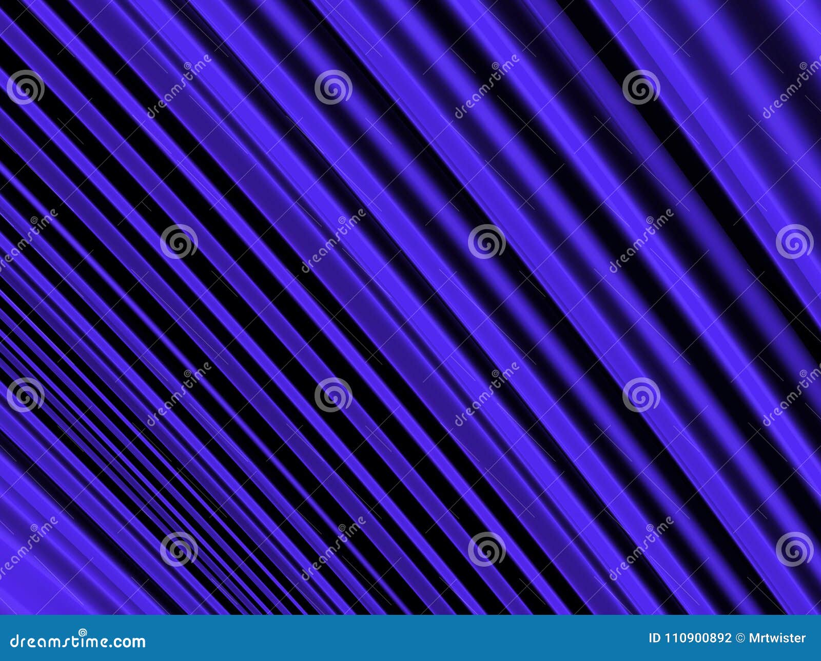Abstract Fractal Blue Techno Background with Rays and Lines Stock ...