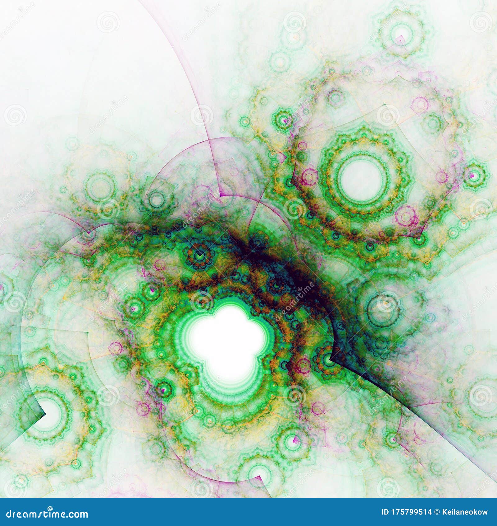 Abstract Fractal Clockwork Texture Stock Illustration - Illustration of ...